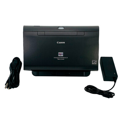 Canon imageFORMULA DR-C240 Duplex Document Scanner USB NO INPUT TRAY w ...