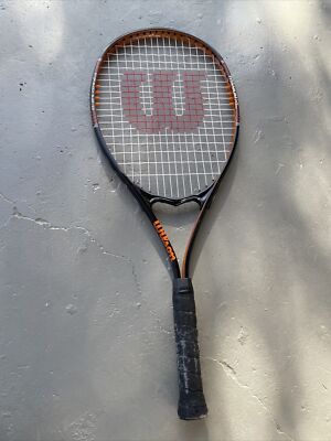 Wilson Titanium XL Tennis Racquet-V-Matrix, Stop-shock sleeves | eBay