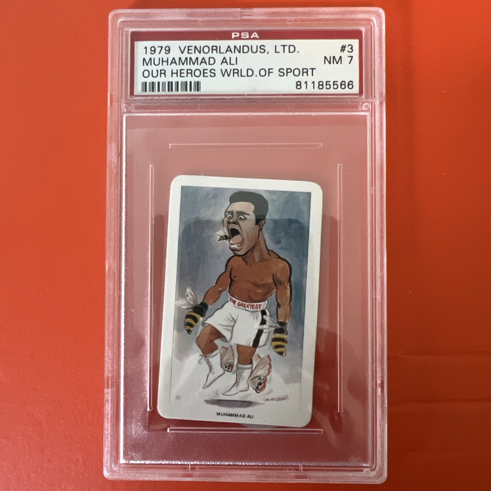 1979 Venorlandus World of Sport Our Heroes Flik-Cards - #3 Muhammad Ali ...