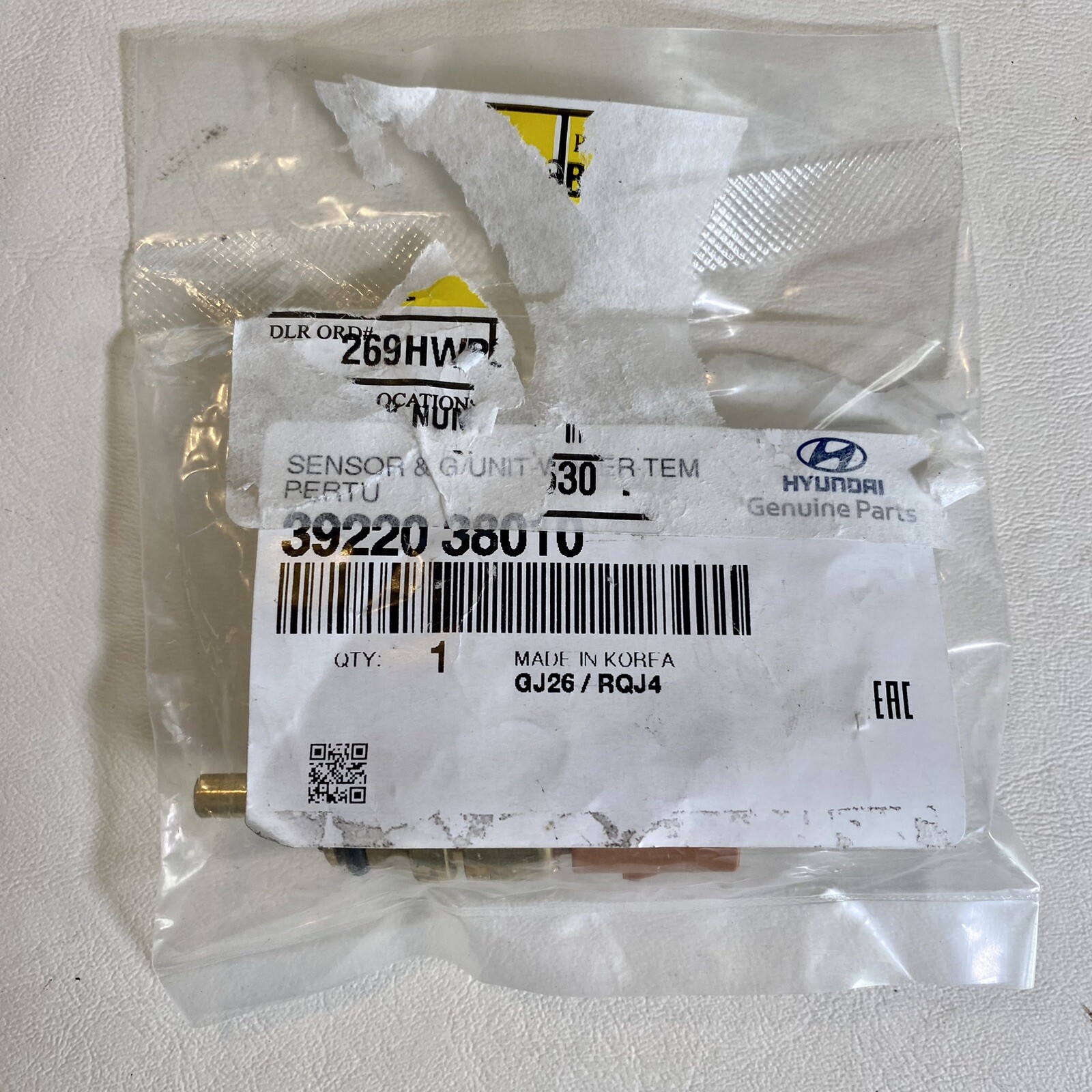 2007-2020 HYUNDAI Genuine Factory OEM Water Temp Temperature Sensor ...