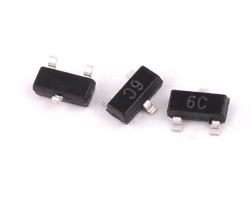 Transistor 6C SMD BC817-40 BC817 SOT-23 SOT23 NPN power 0.1A 45V mount ...