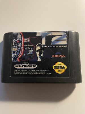 T2: The Arcade Game (Sega Genesis, 1992) Free Shipping 734549001074| eBay