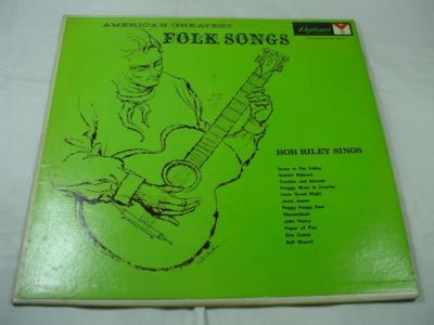 Bob Riley Sings America's Greatest Folk Songs - Diplomat Records Mono ...