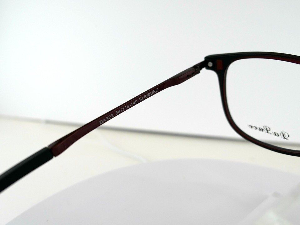 DA LUCE MAGNETIC CLIP DA 322 BLK/BUR 54/14/140 Eyeglass Frames | eBay