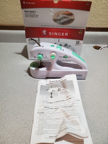SINGER Stitch Quick Plus Cordless Handheld Portable Mending Machine ...