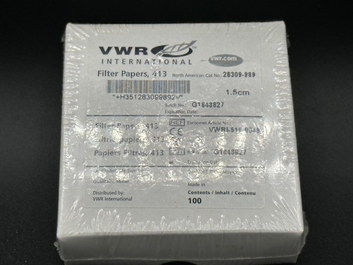 VWR 1.5cm Circles Grade 413 5μm Medium Qualitative Filter Paper 28309 ...