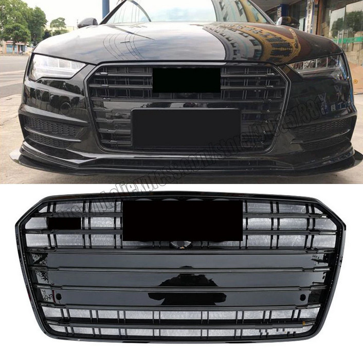 2016-2018 Audi A7 S7 RS7 Front Bumper Mesh Grill Grille | Black ...