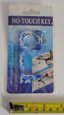 No Touch Key Keychain Blue NIP | eBay