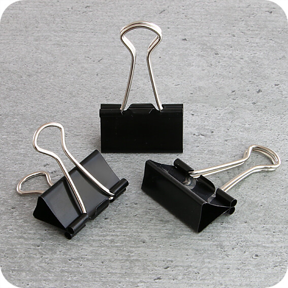 Bulldog Foldback Clips Metal Binder Grip Paper Clip Fold Back 15mm-51mm ...