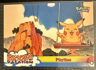 1998 POKEMON PIKACHUS VACATION CARD #57 - PLAYTIME NM EXCELLENT | eBay