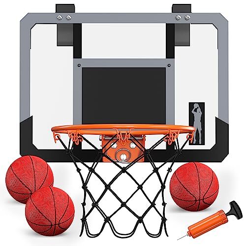 Mini Basketball Hoop Indoor, Door Basketball Hoop black- without ...