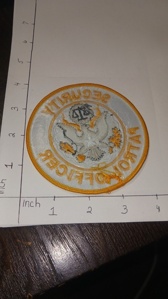 High Quality Embroidered Security Patrol Officer Uniform Patches | eBay