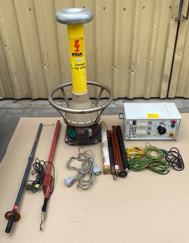 BAUR PGK 110 HB-990924003/88090405H -110V/220V , 110 KVDC/78 KVAC HV ...