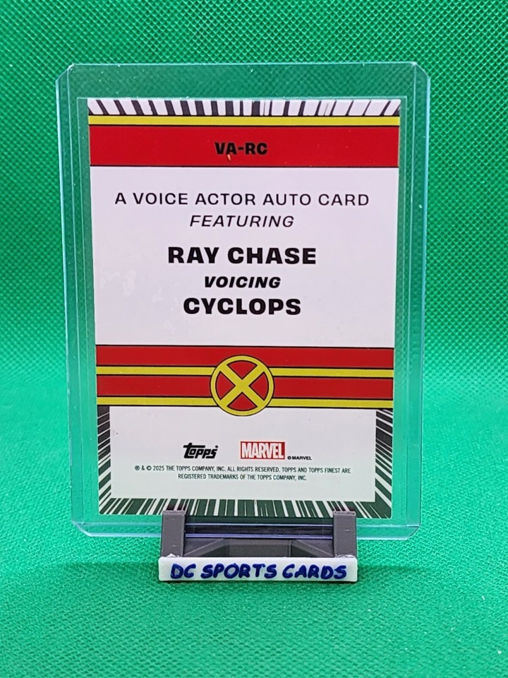 2025 TOPPS MARVEL X-MEN FINEST 97 X-FRACTOR AUTO CARD /97 RAY CHASE AS ...