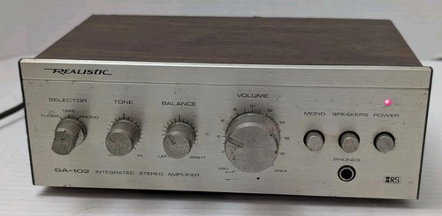 VTG Realistic Integrated Stereo Amplifier SA-102 | eBay