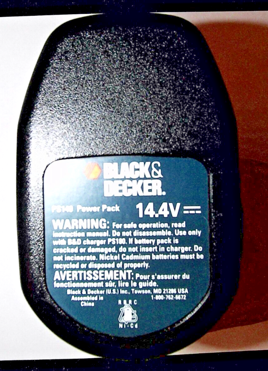 OEM Black & Decker PS140 Power Pack 14.4v Battery Genuine | TESTED ...