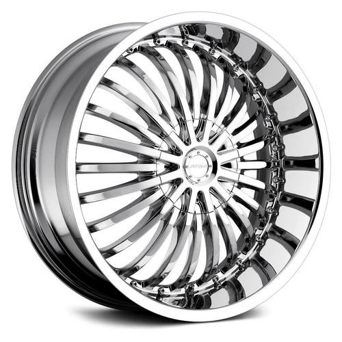 22 inch 22x8.5 Strada SPINA Chrome wheels rims 5x120 +15 | eBay