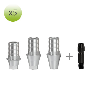 х 5 CAD/CAM Ti-base Link Abutment Osstem TS Regular, Hiossen ET ...