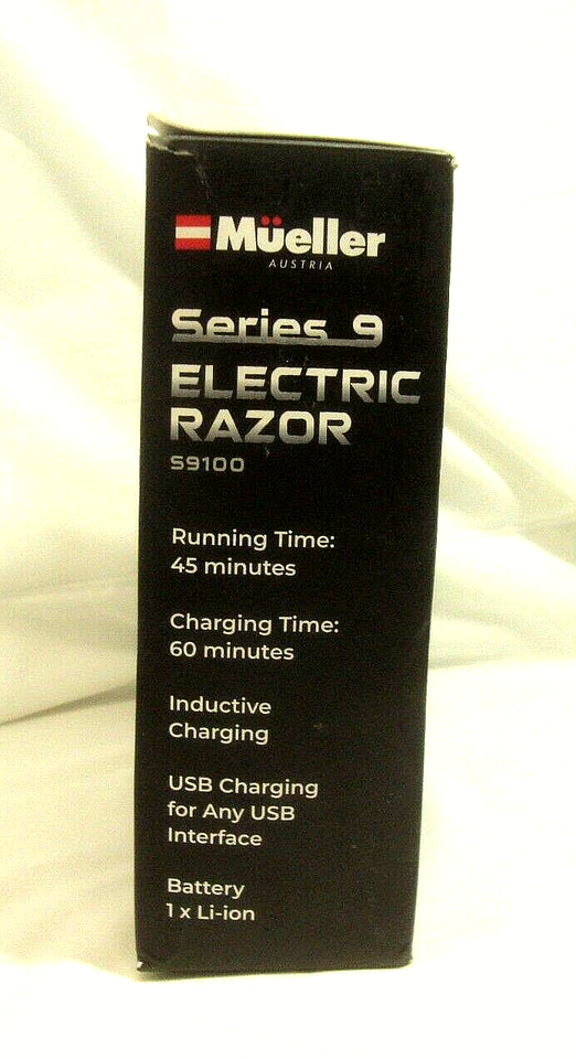 Mueller Electric Razor LED Wet/Dry Rechargeable-S9100 | eBay