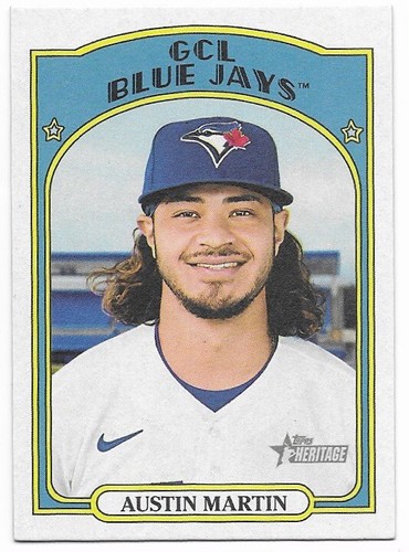 2021 Topps Heritage Minor League Flip Stock Austin Martin #23/25 (50 ...