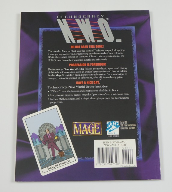 Mage Ser.: The Ascension: Technocracy : New World Order by Brian ...