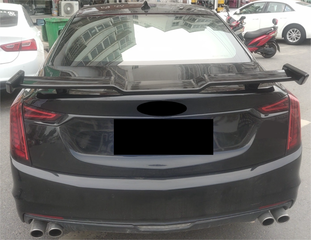 TRD Style Rear Black Wing Spoiler Universal For Chevrolet Cruze Chevy ...