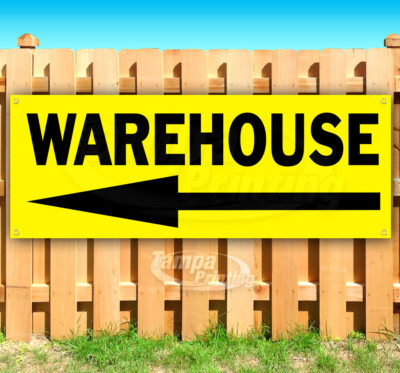 WAREHOUSE Advertising Vinyl Banner Flag Sign Many Sizes DIRECTIONAL | eBay
