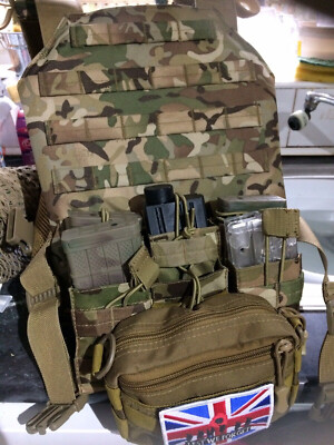 Black Airsoft Dummy M4 Magazine - 1000 BB Container Fits All Chest Rig ...