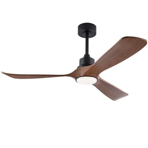 52 Inch Ceiling Fan with Lights and Remote,Memory Function,6-speed ...