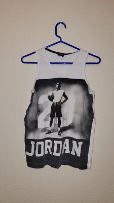 Air Jordan Michael Jordan Tank Basketball Top Shirt Size Large Boy ...