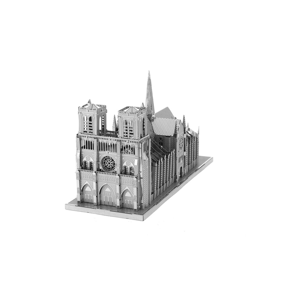 Fascinations ICONX NOTRE DAME de PARIS 3D Metal Earth Steel Laser Cut ...