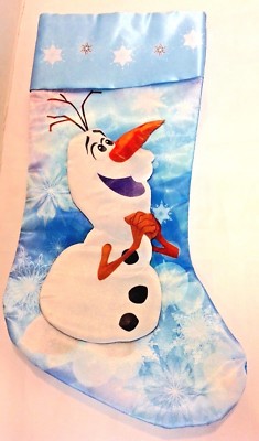 DISNEY FROZEN OLAF CHRISTMAS STOCKING NEW 18" | eBay