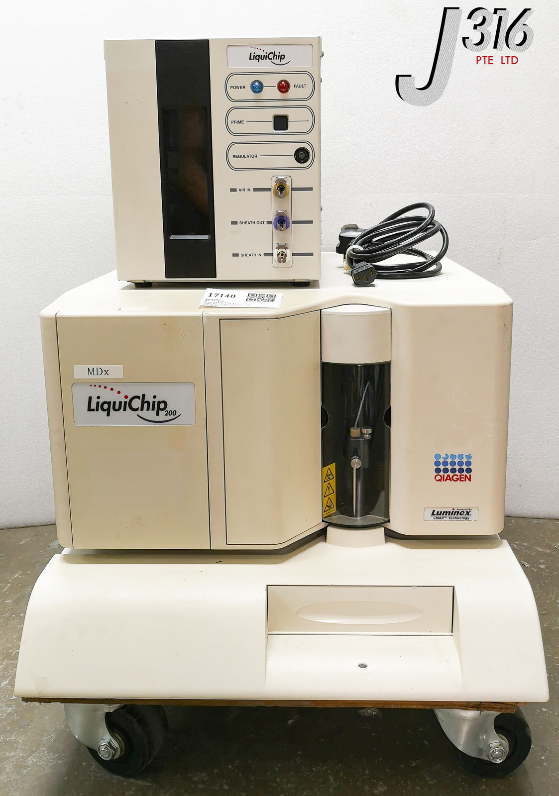 17140 LUMINEX QIAGEN ELEMENTAL ANALYZER W/LUMINEX SD & LUMINEX XYP ...