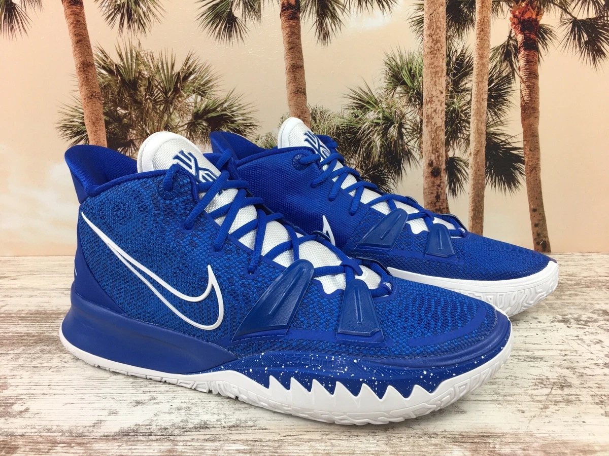 Nike Basketball Shoes Blue And White
