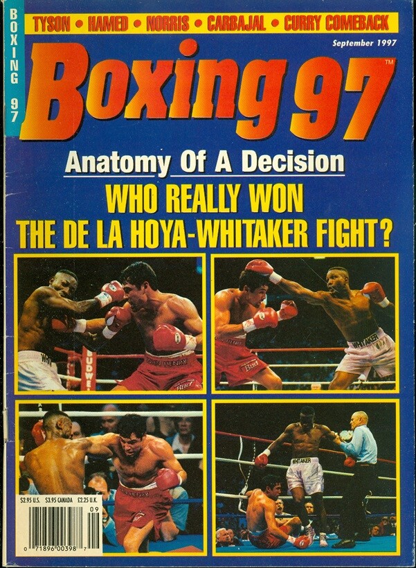 1997 Boxing 97 Magazine: Oscar De La Hoya vs Pernell Whitaker Decision ...