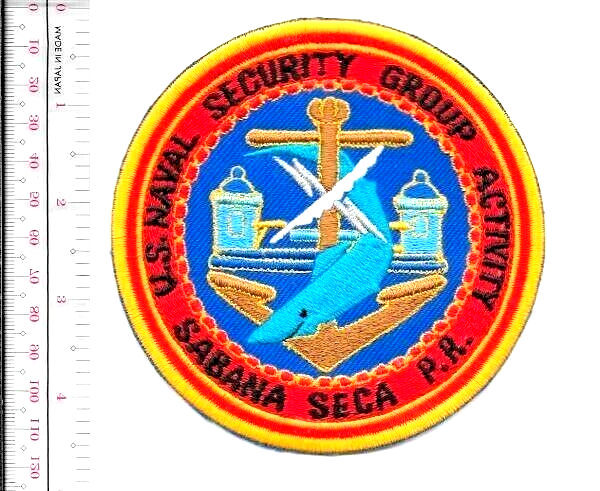 US Navy USN Puerto Rico Naval Security Group Activity Sabana Seca Navy ...