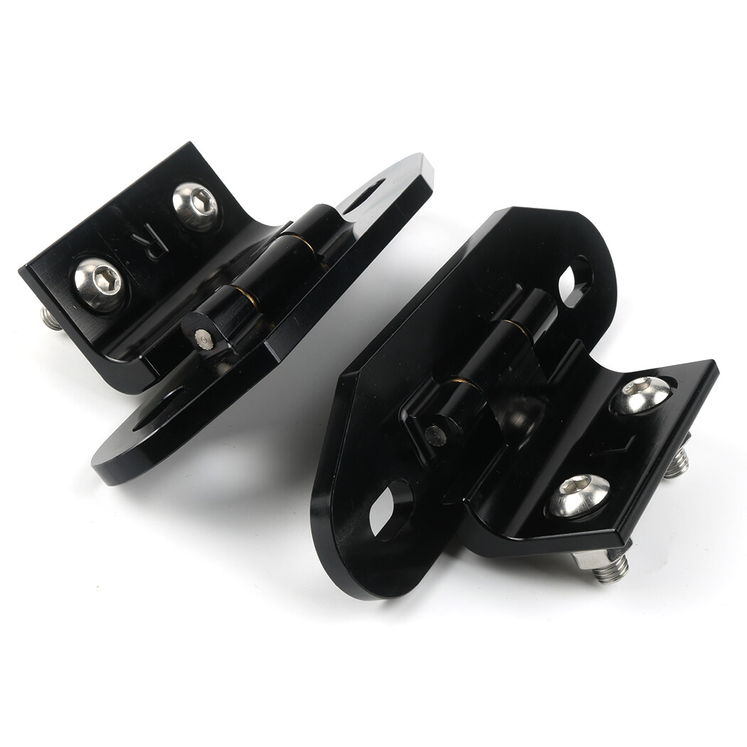 For 1982-1992 Camaro/Firebird Billet Aluminum Rear Hatch Hinges Black ...