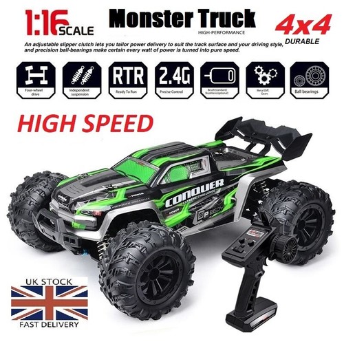 RC 4x4 Durable Off Road Racing Car 2.4G Remote Control Country Truck ...