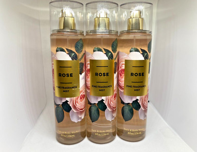 Bath and Body Works ROSE FINE FRAGRANCE MIST 8 FL OZ *SET OF 3* | eBay