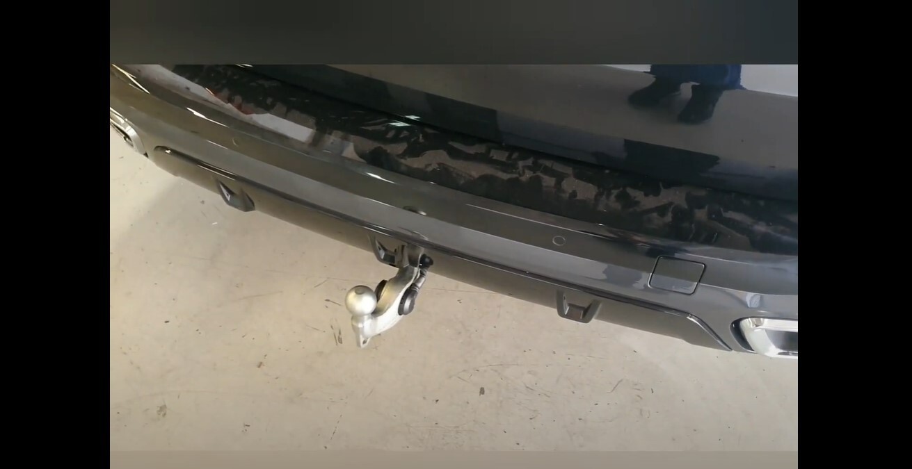 BMW X5M G05 F95 SET TRAILER TOW HITCH ELECTR. SWIVELLING 71606889275 ...