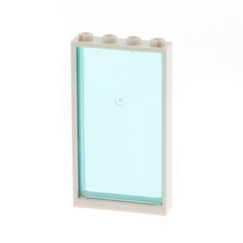 1x LEGO Window Frame 1x4x6 White Disc Transparent Blue Punkt 57895 ...