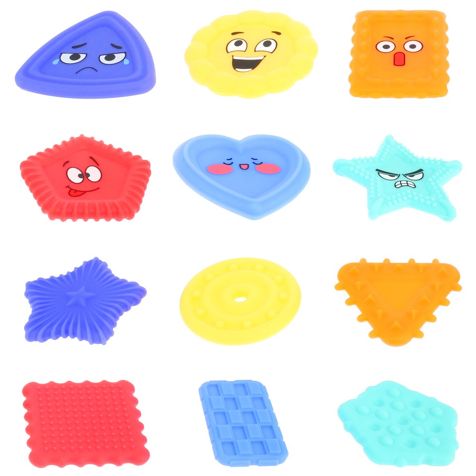 12Pcs Calming Toys Soft Silicone Calm Down Toys Small Stress Calming ...