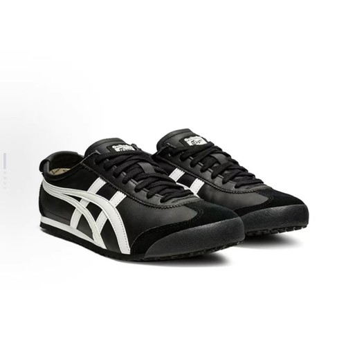 Onitsuka Tiger Genuine MEXICO 66 1183C102-001 WHITE BLACK Men's Shoes ...