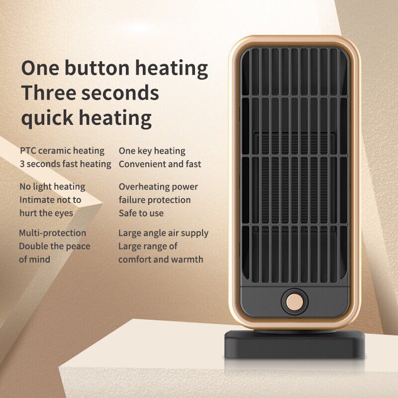 Electric Space Heater Smart Fan Heater Powerful Ceramic Low Energy ...
