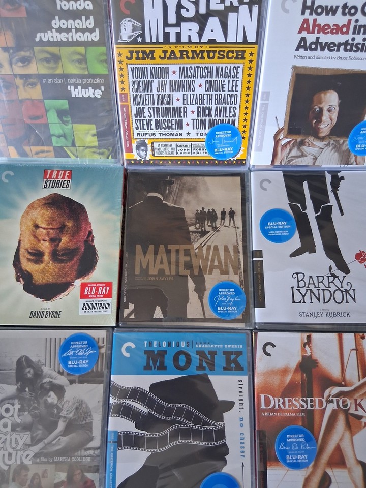 Lot of 9 Criterion Collection films NEW Blu-ray | eBay