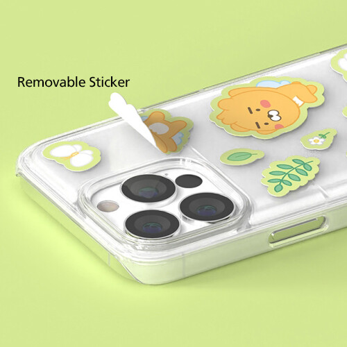 Kakao Friends Hello Tiny Anti Bacterial Sticker Case Galaxy S22 S21 S20 ...