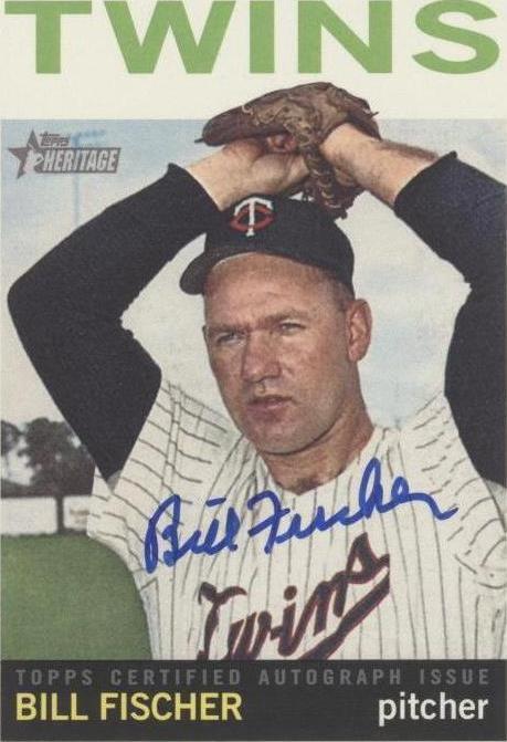 2013 Topps Heritage - Real One Autographs Bill Fischer #ROA-BF (AU) for ...