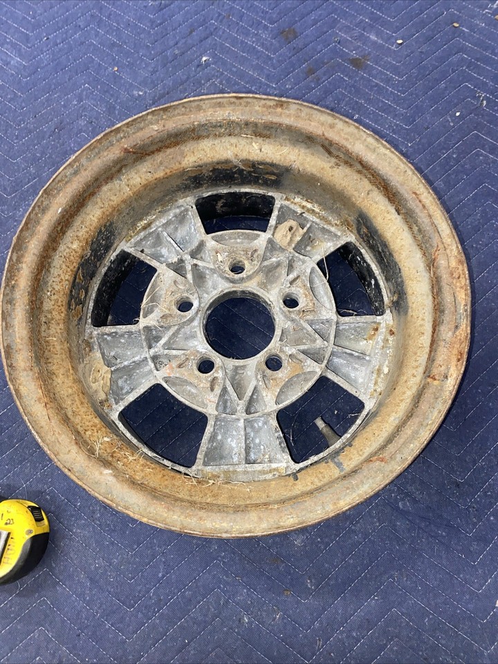 VINTAGE TORQ THRUST STYLE WHEEL 14X6 FORD GASSER 5x4.5” LUG #20E | eBay