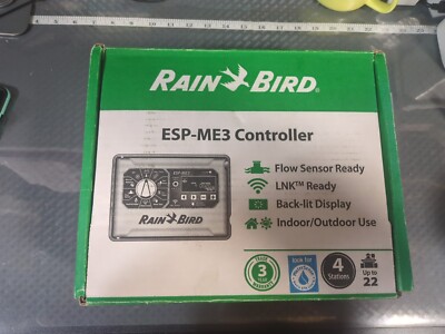 Rain Bird ESP-ME3 Indoor/Outdoor 4 to 22 Station Sprinkler Controller # ...