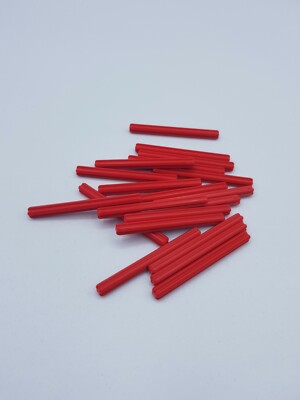 LEGO TECHNIC LOT 20 X AXE / AXLE 6M ROUGE REF 3706 / 6130002 *NEUF* | eBay
